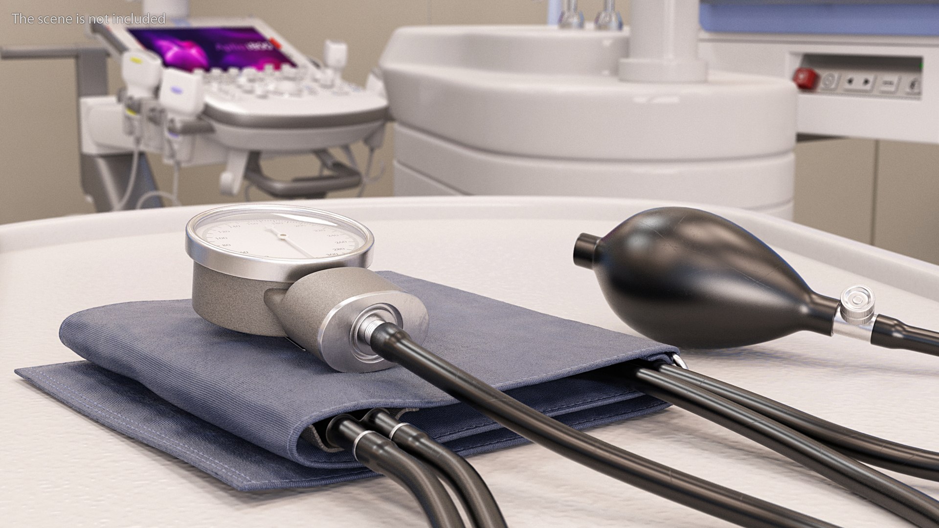 Blood pressure aneroid sphygmomanometer 3D model - TurboSquid 1624428