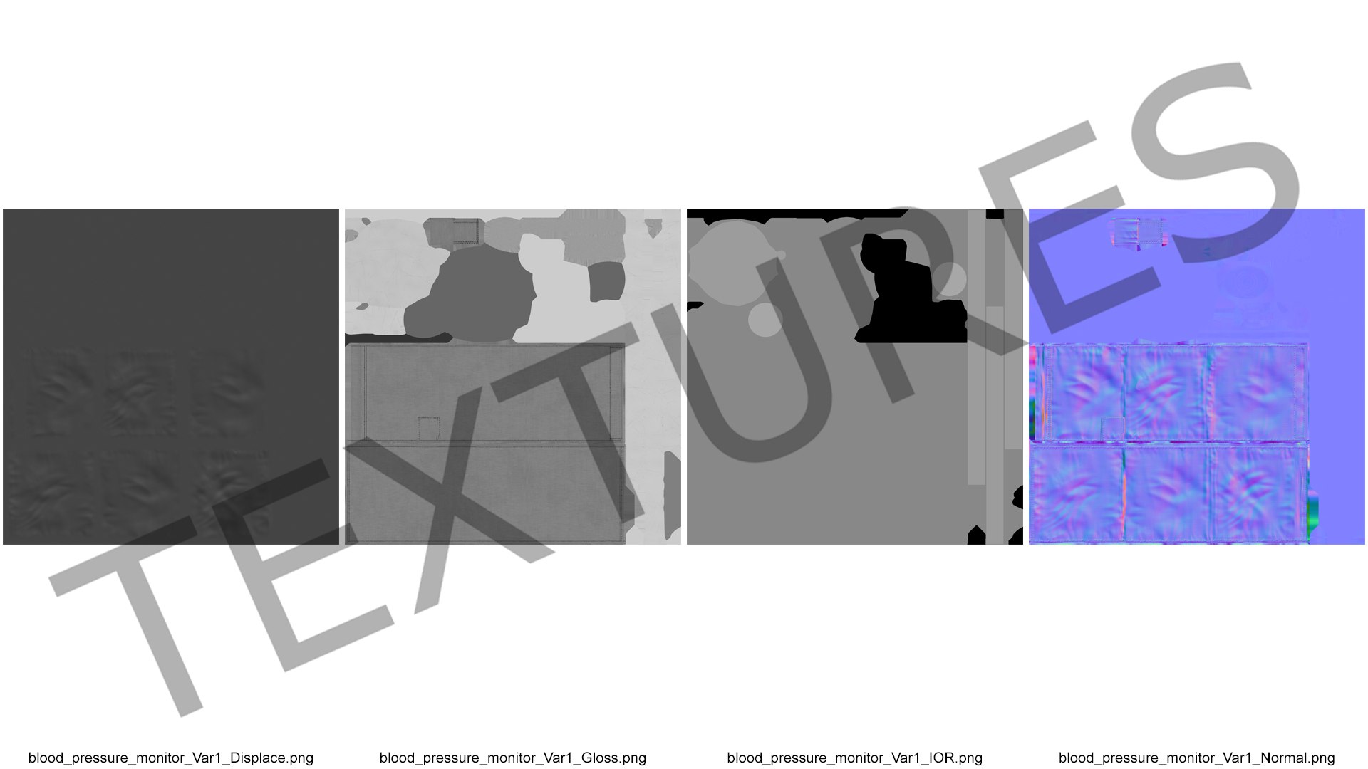 Blood pressure aneroid sphygmomanometer 3D model - TurboSquid 1624428