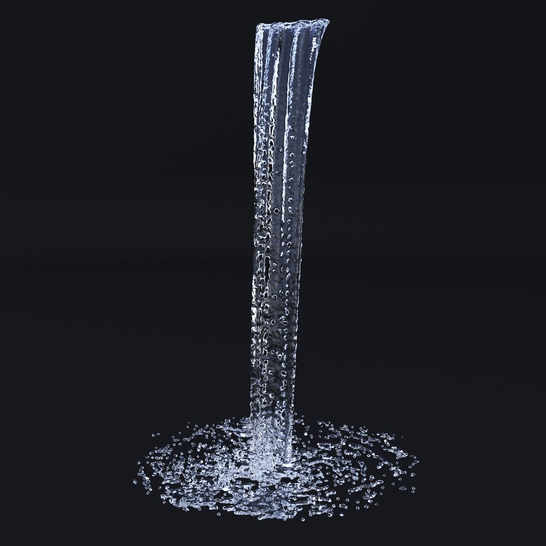 Two Animated Waterfalls 3D Model - TurboSquid 2356349