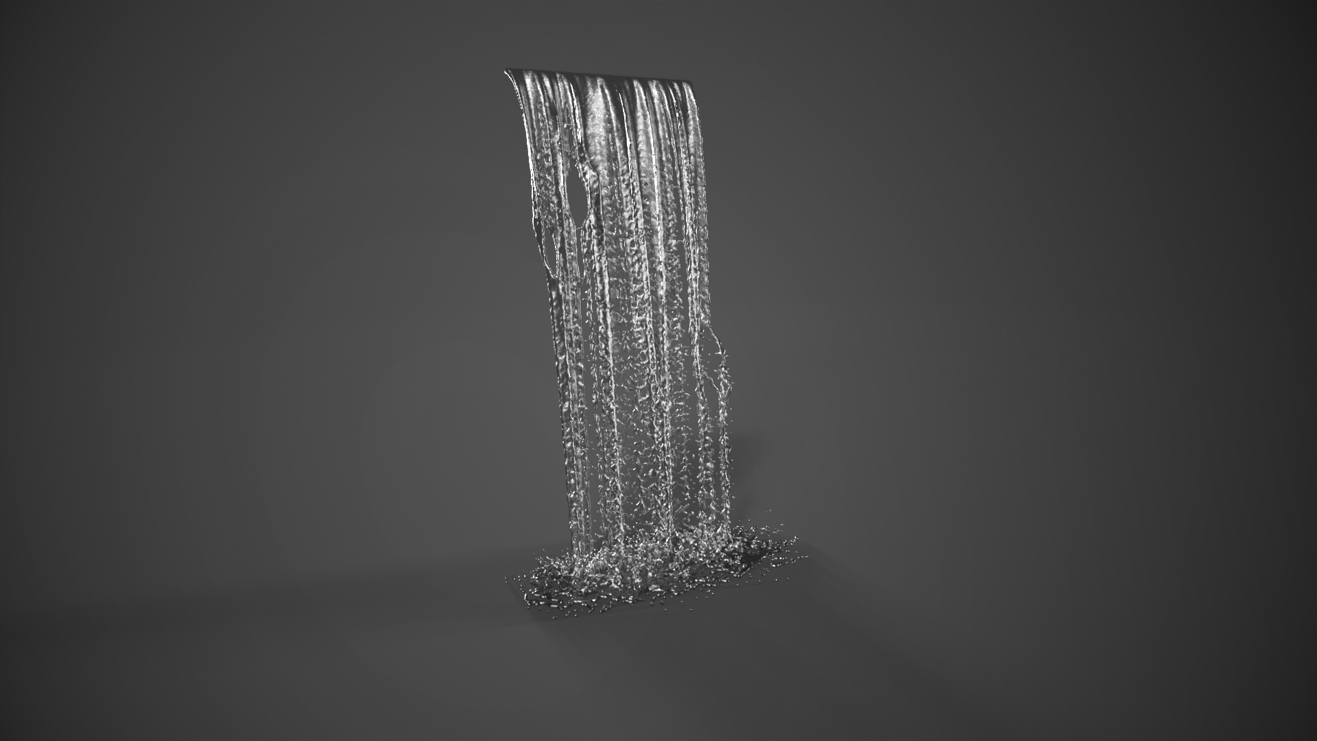 Two Animated Waterfalls 3D Model - TurboSquid 2356349