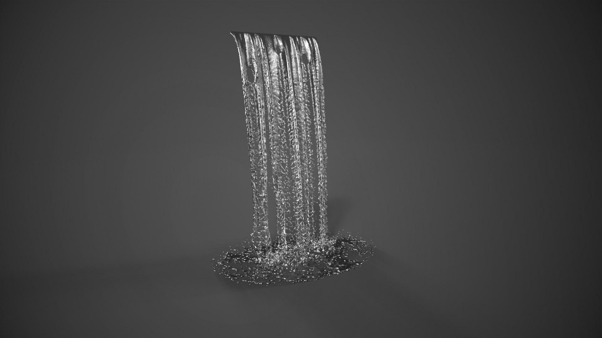 Two Animated Waterfalls 3D Model - TurboSquid 2356349