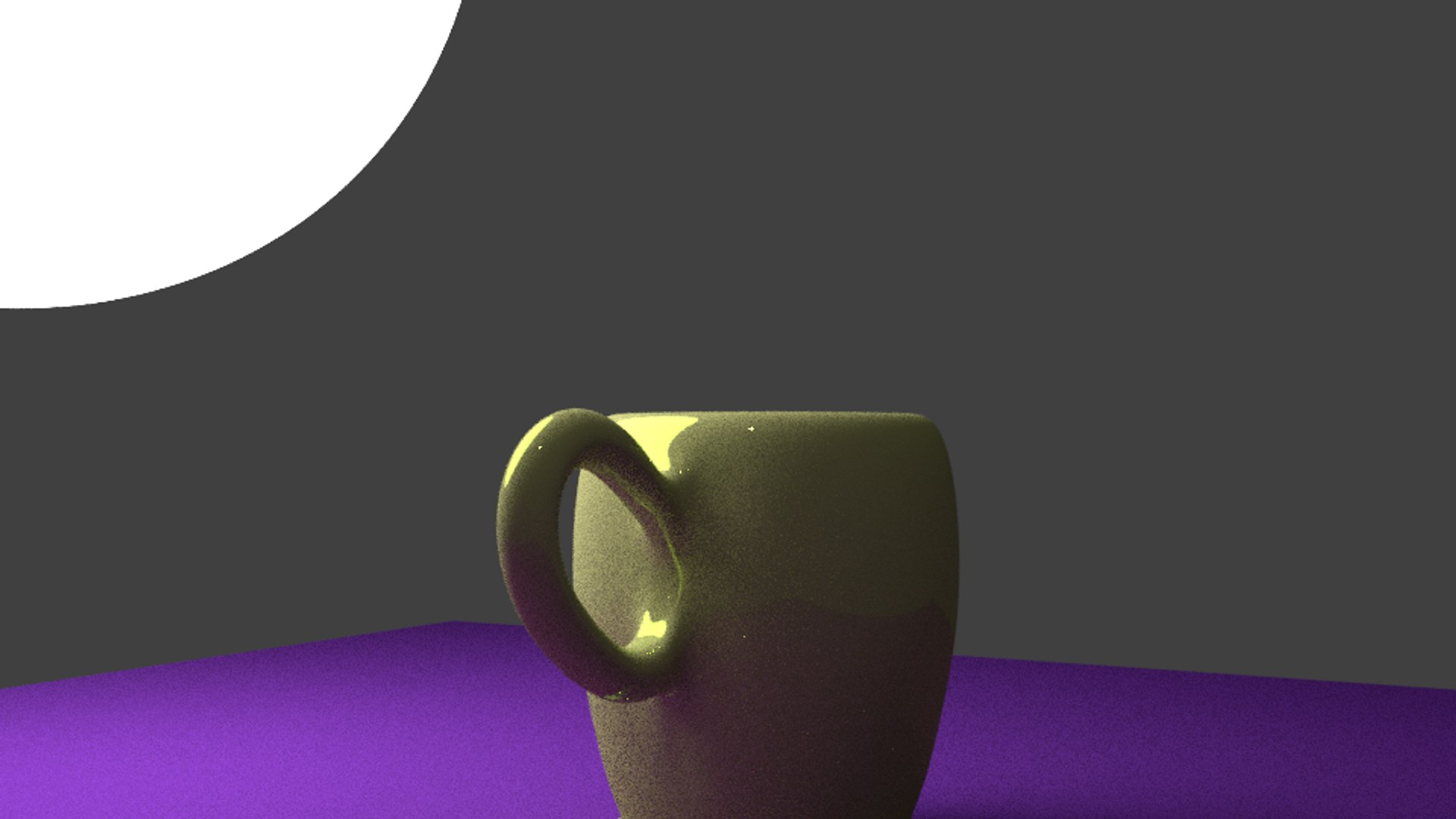 Yellow cup 3D model - TurboSquid 1275233