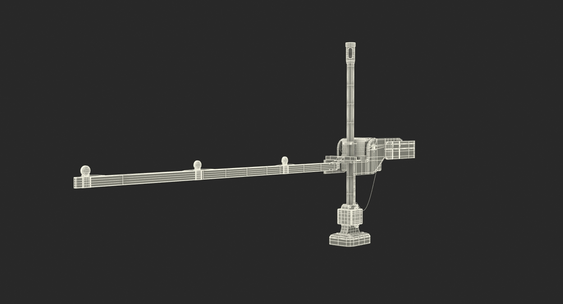 Gate Barrier Bar 3D Model - TurboSquid 1346874