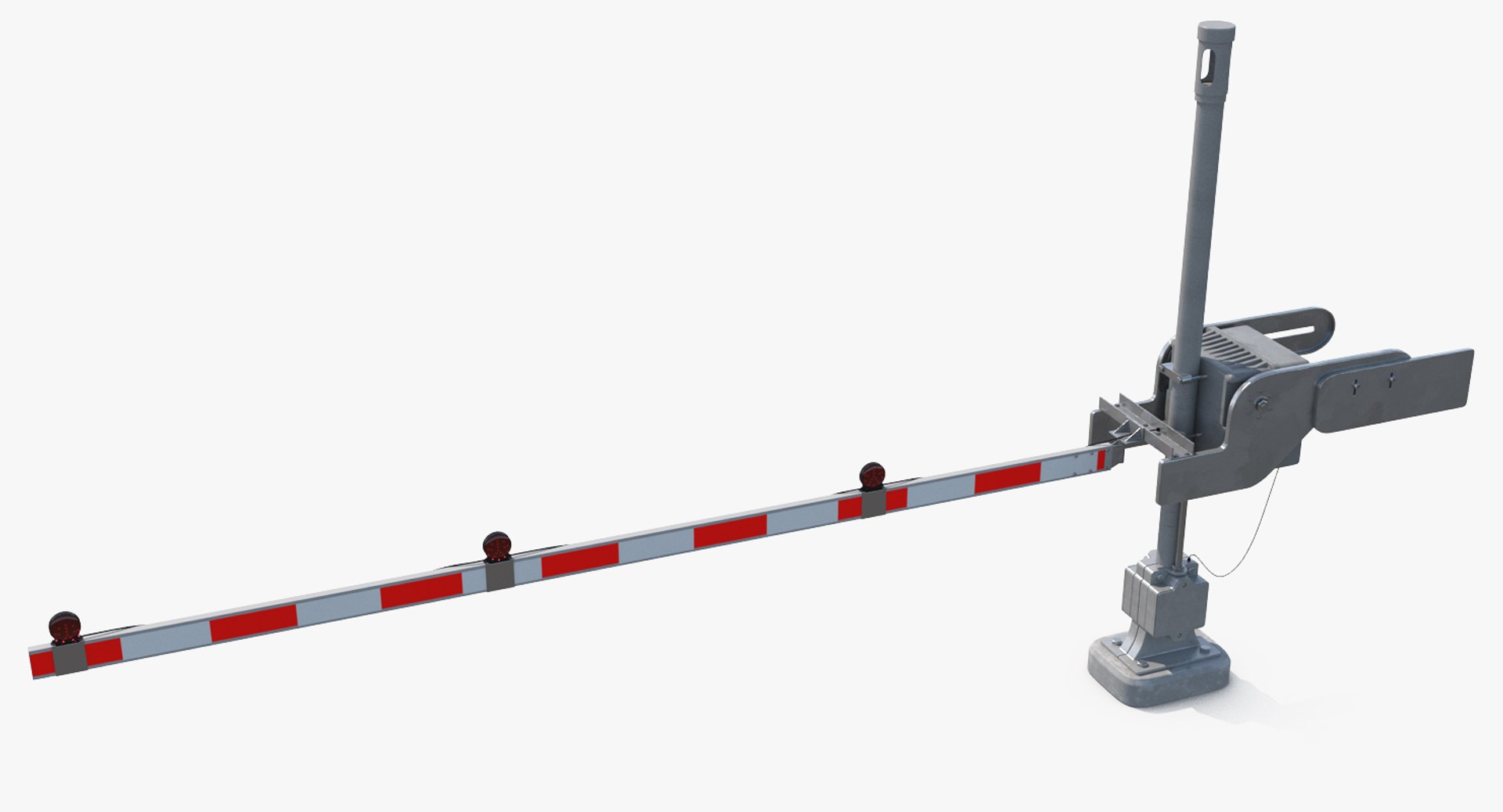 Gate Barrier Bar 3D Model - TurboSquid 1346874
