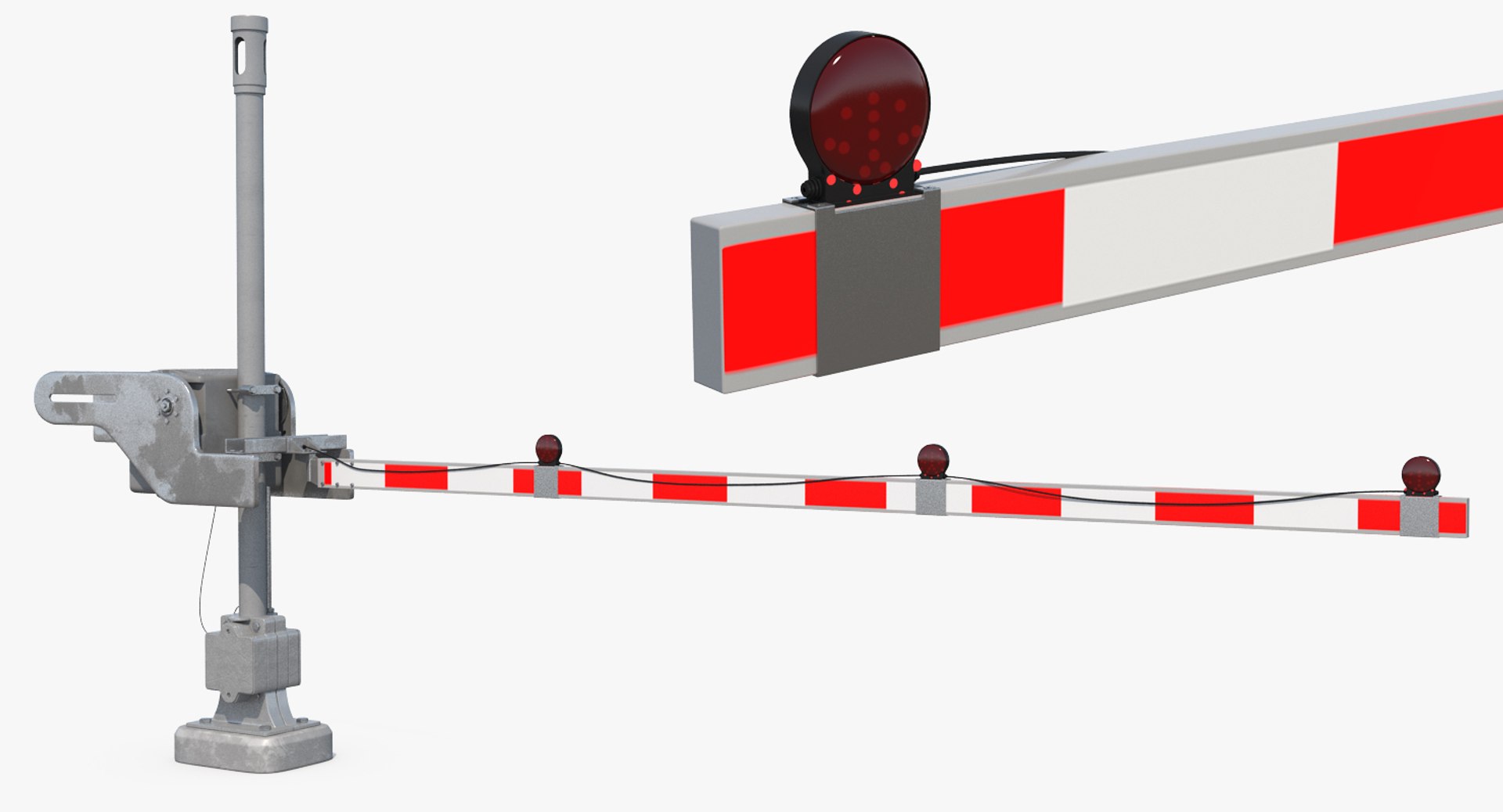 Gate Barrier Bar 3D Model - TurboSquid 1346874