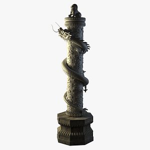 Column Dragon 3D Models for Download | TurboSquid