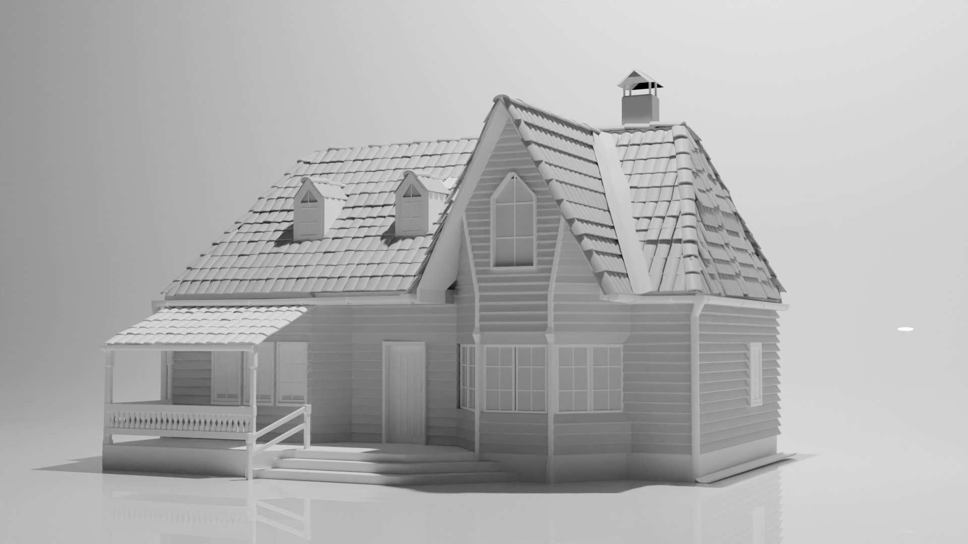 3D Cartoon Family House - TurboSquid 2262391