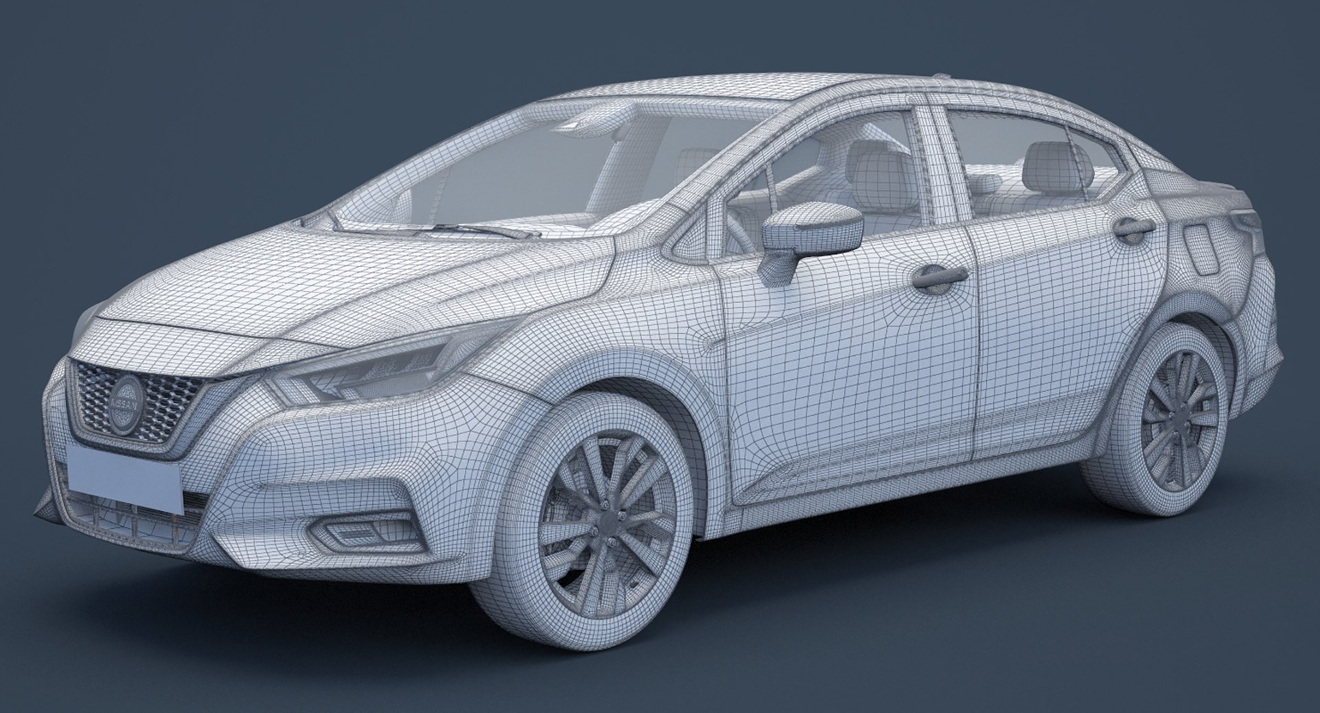 3D Model Nissan Versa 2020 - TurboSquid 2259492