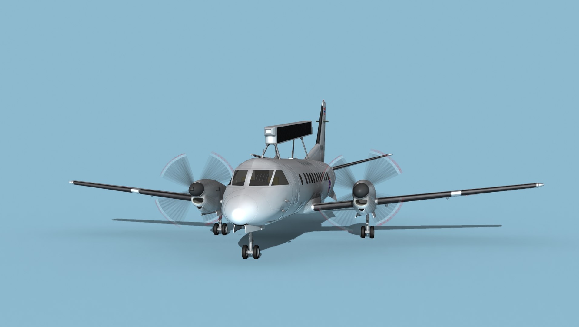 3D SAAB SF340 AEWAC V07 Royal Thai Model - TurboSquid 1925165