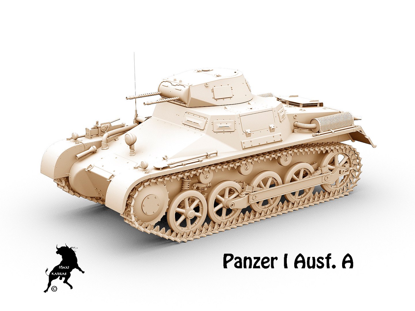 3D Panzer Tank Model - TurboSquid 1201025
