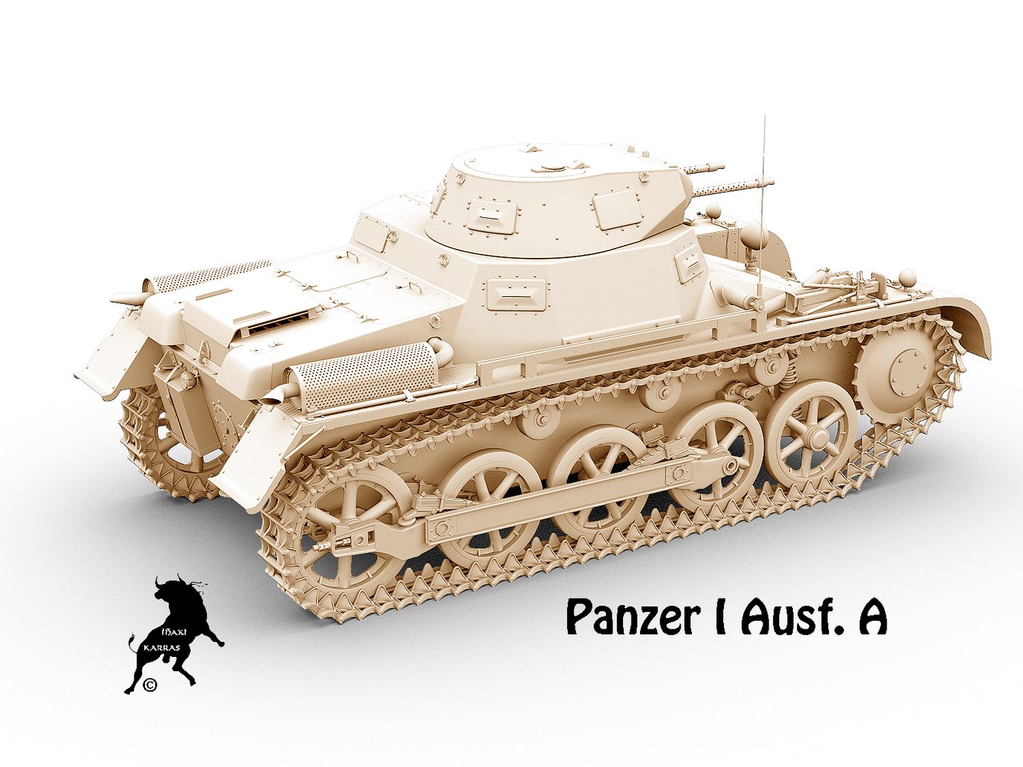 3D Panzer Tank Model - TurboSquid 1201025