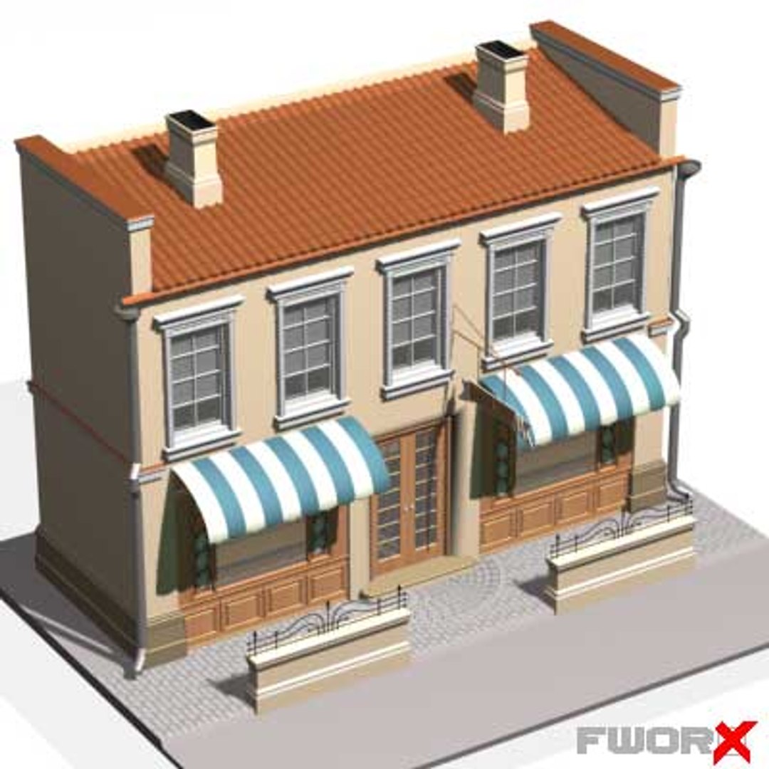 3d model house shop