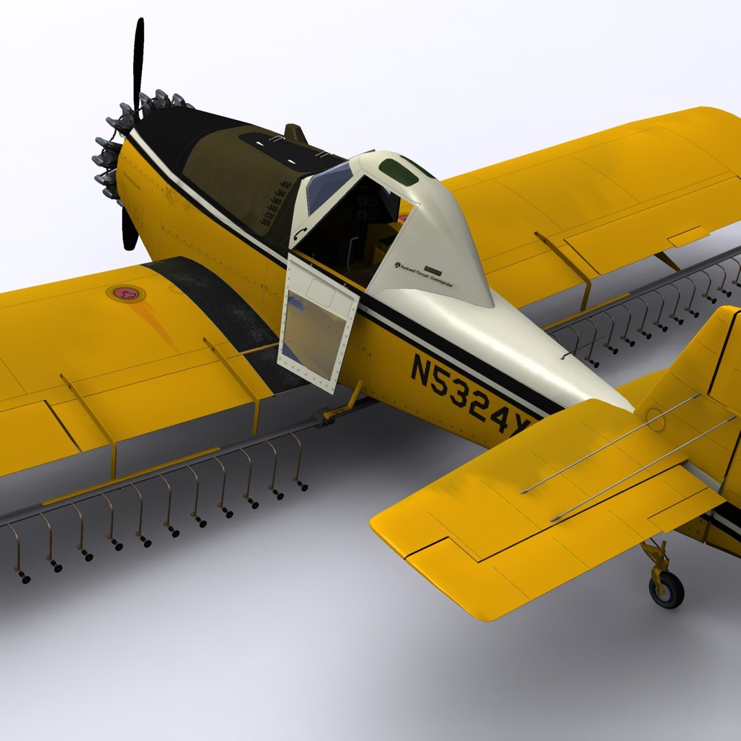 3d Model Of Ayres Thrush Commander
