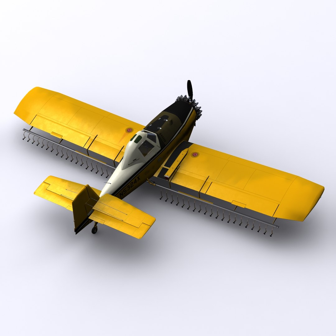 3d Model Of Ayres Thrush Commander
