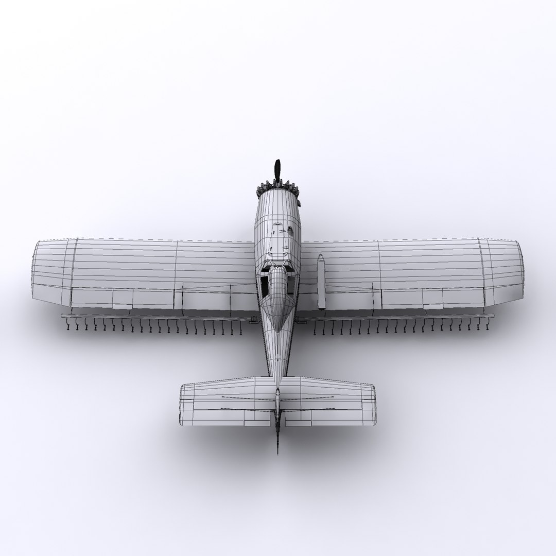 3d Model Of Ayres Thrush Commander