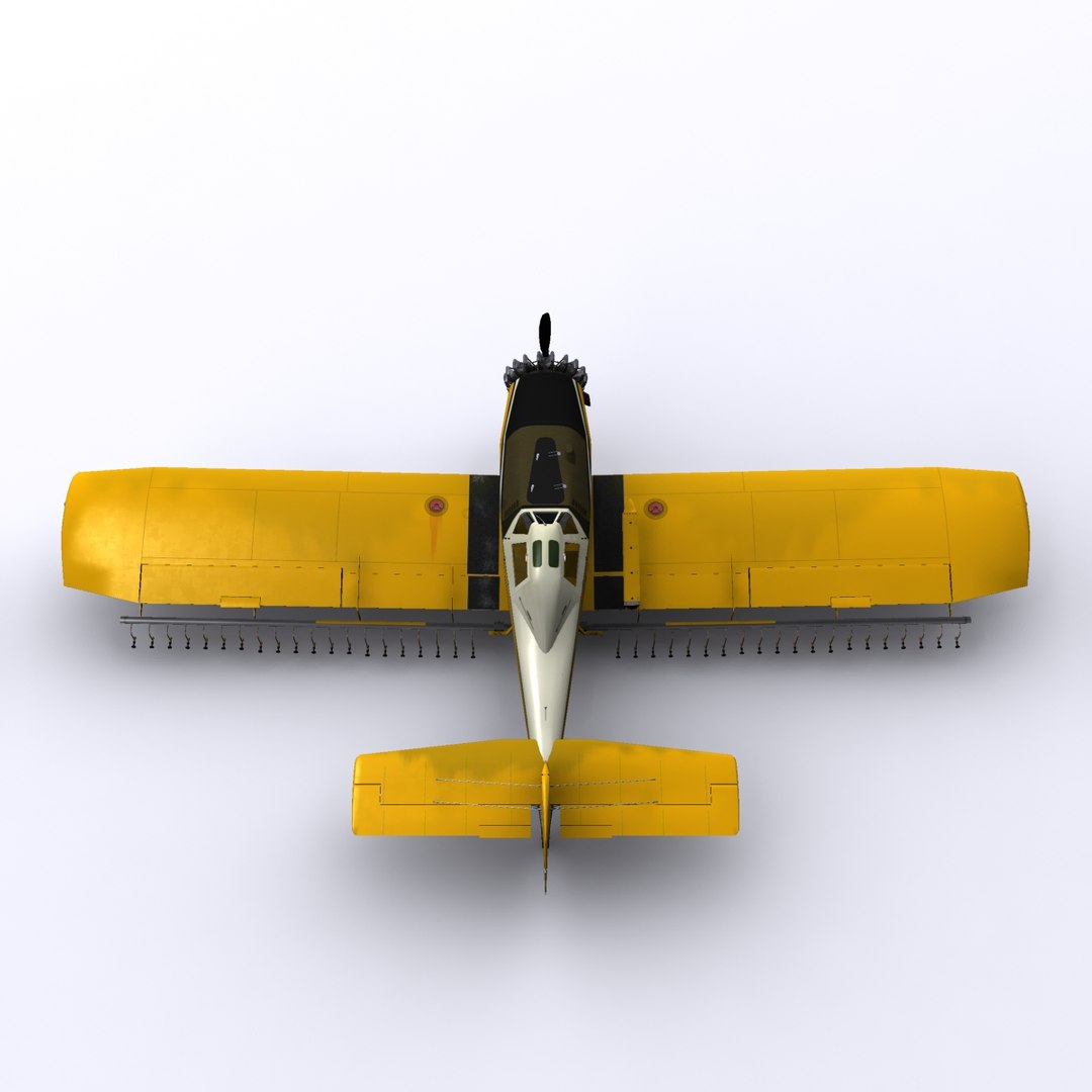 3d Model Of Ayres Thrush Commander