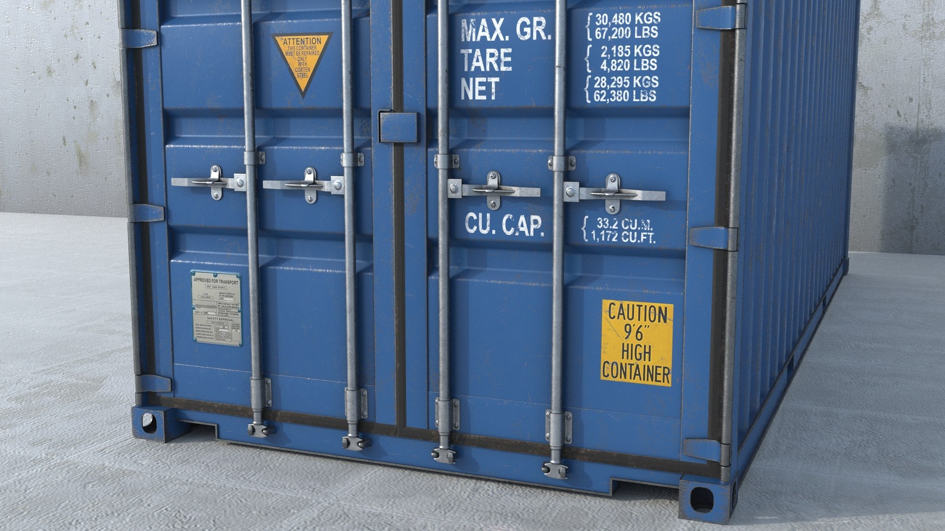 3D 2 Cargo Containers UHD model - TurboSquid 2037480