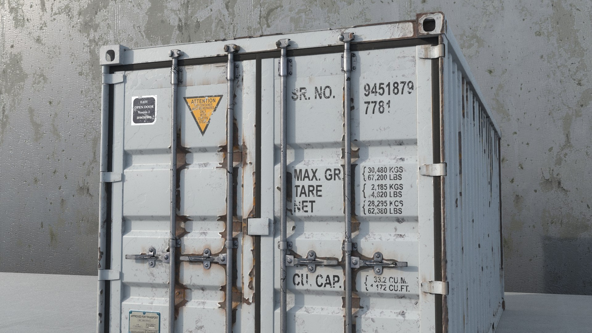 3D 2 Cargo Containers UHD model - TurboSquid 2037480