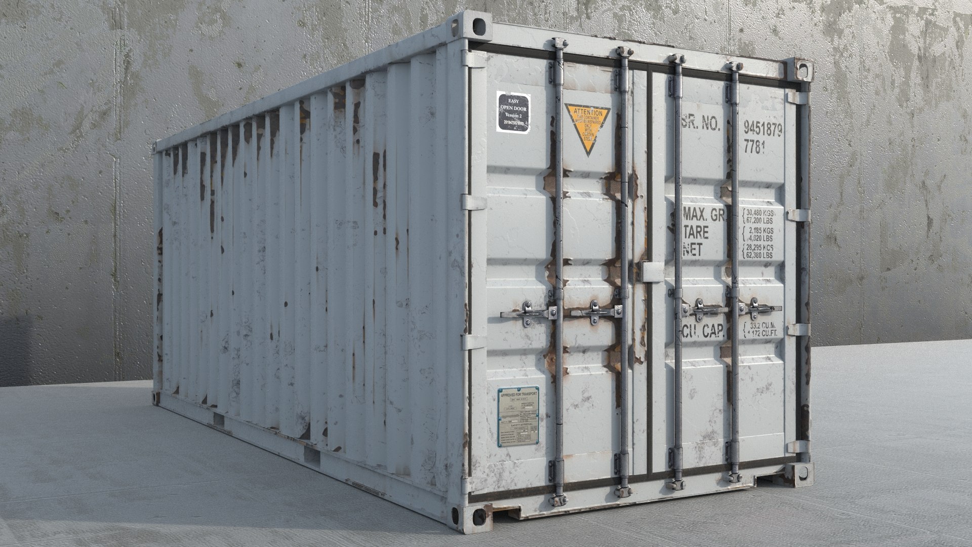 3D 2 Cargo Containers UHD model - TurboSquid 2037480