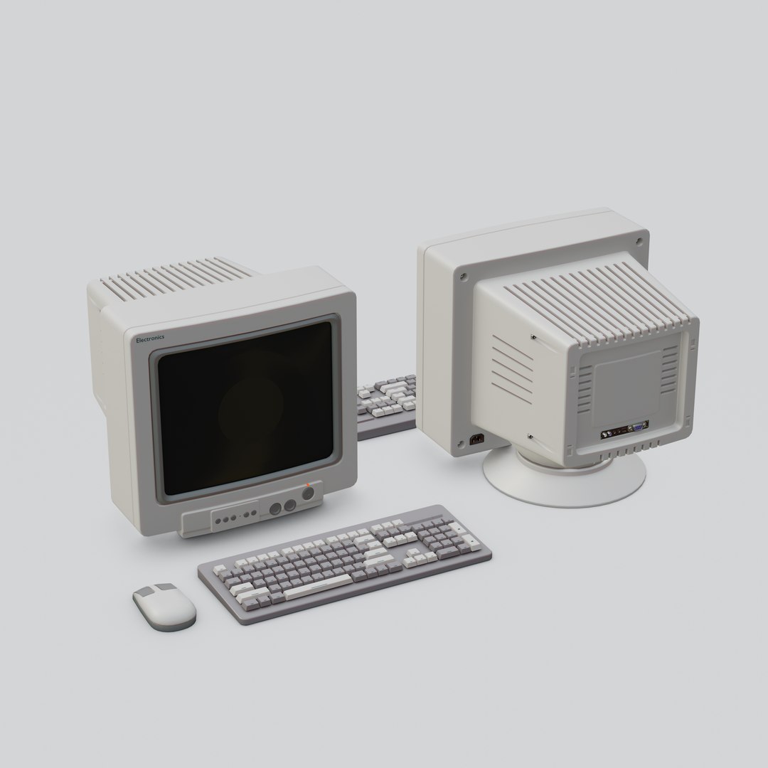3D OldMonitor Model - TurboSquid 1986403