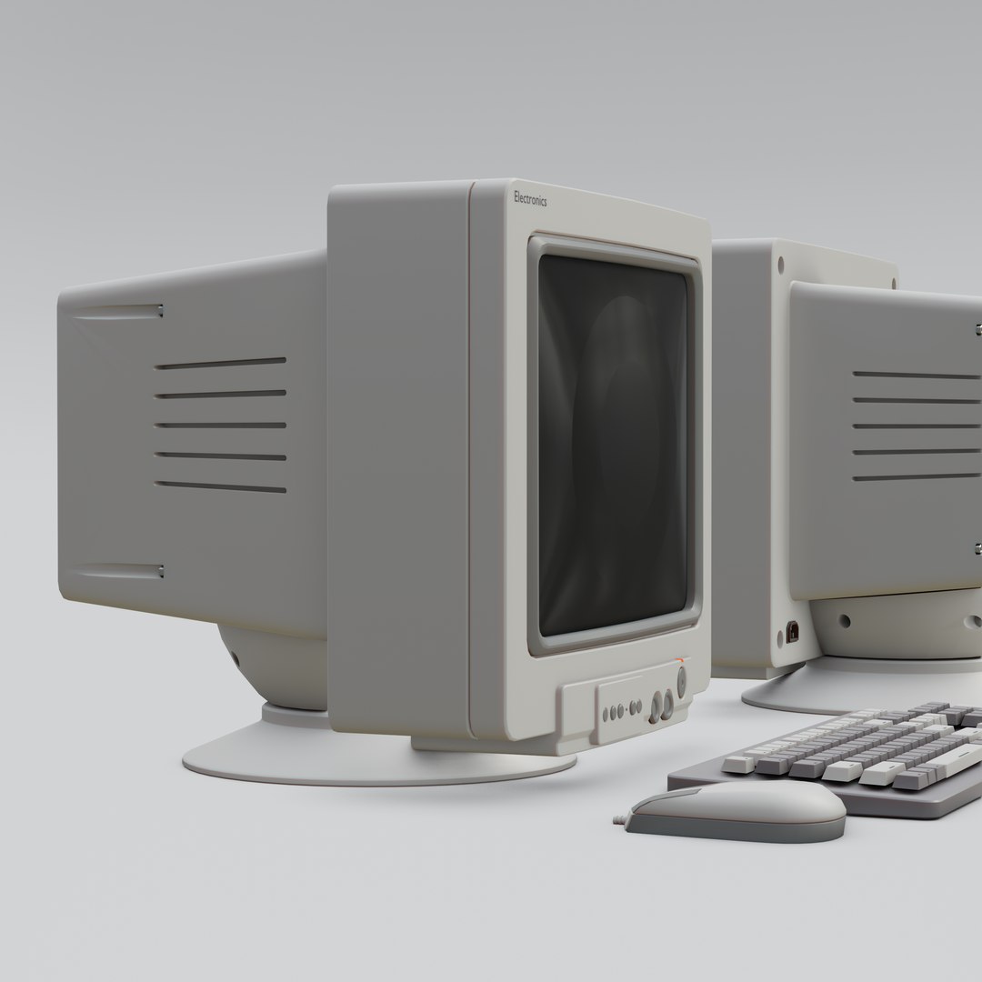 3D OldMonitor Model - TurboSquid 1986403