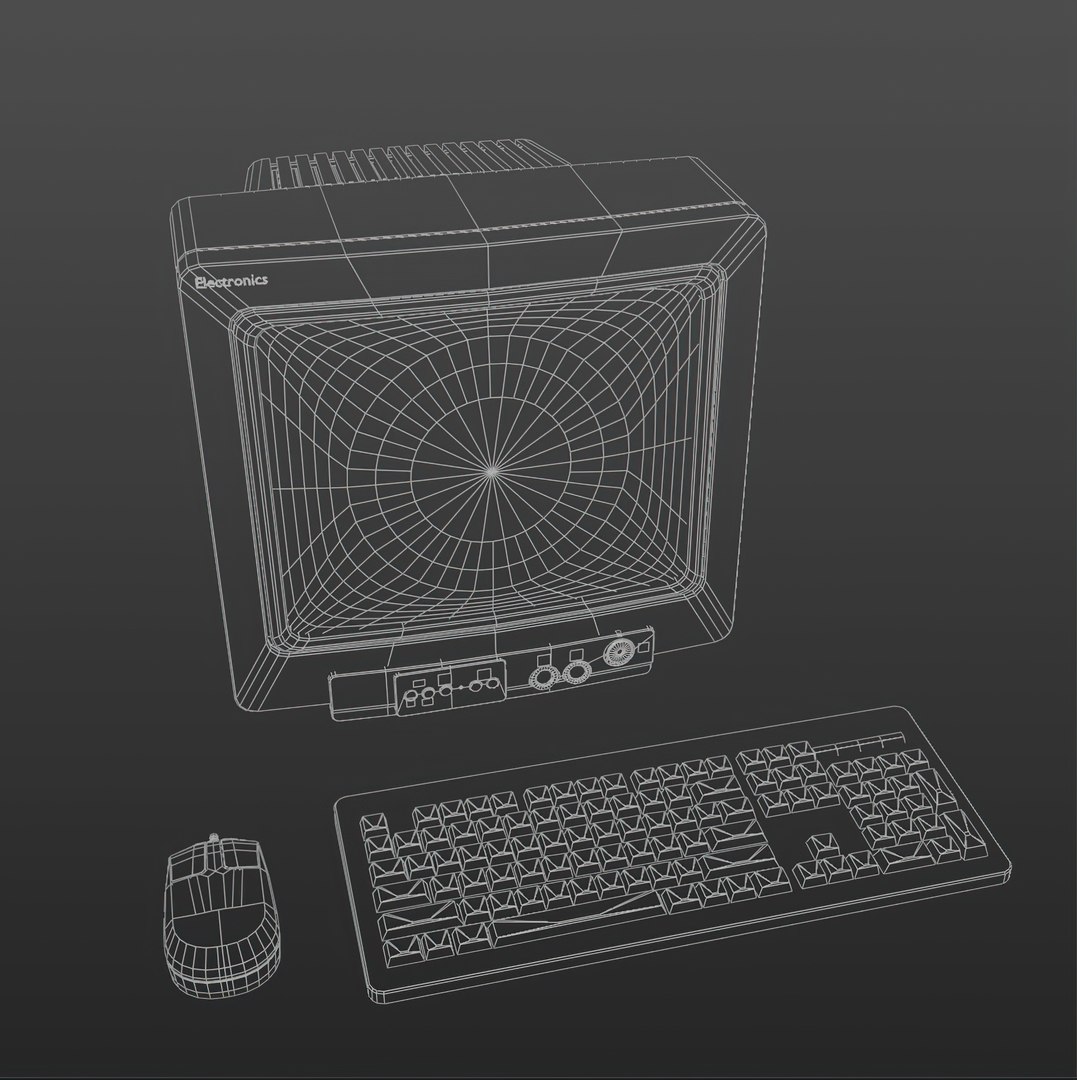 3D OldMonitor Model - TurboSquid 1986403