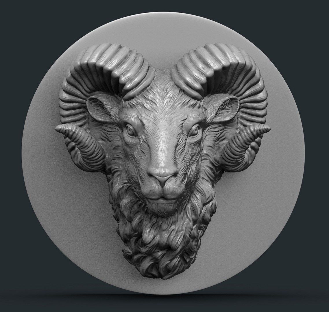 Ram Head 3D Model - TurboSquid 1795150