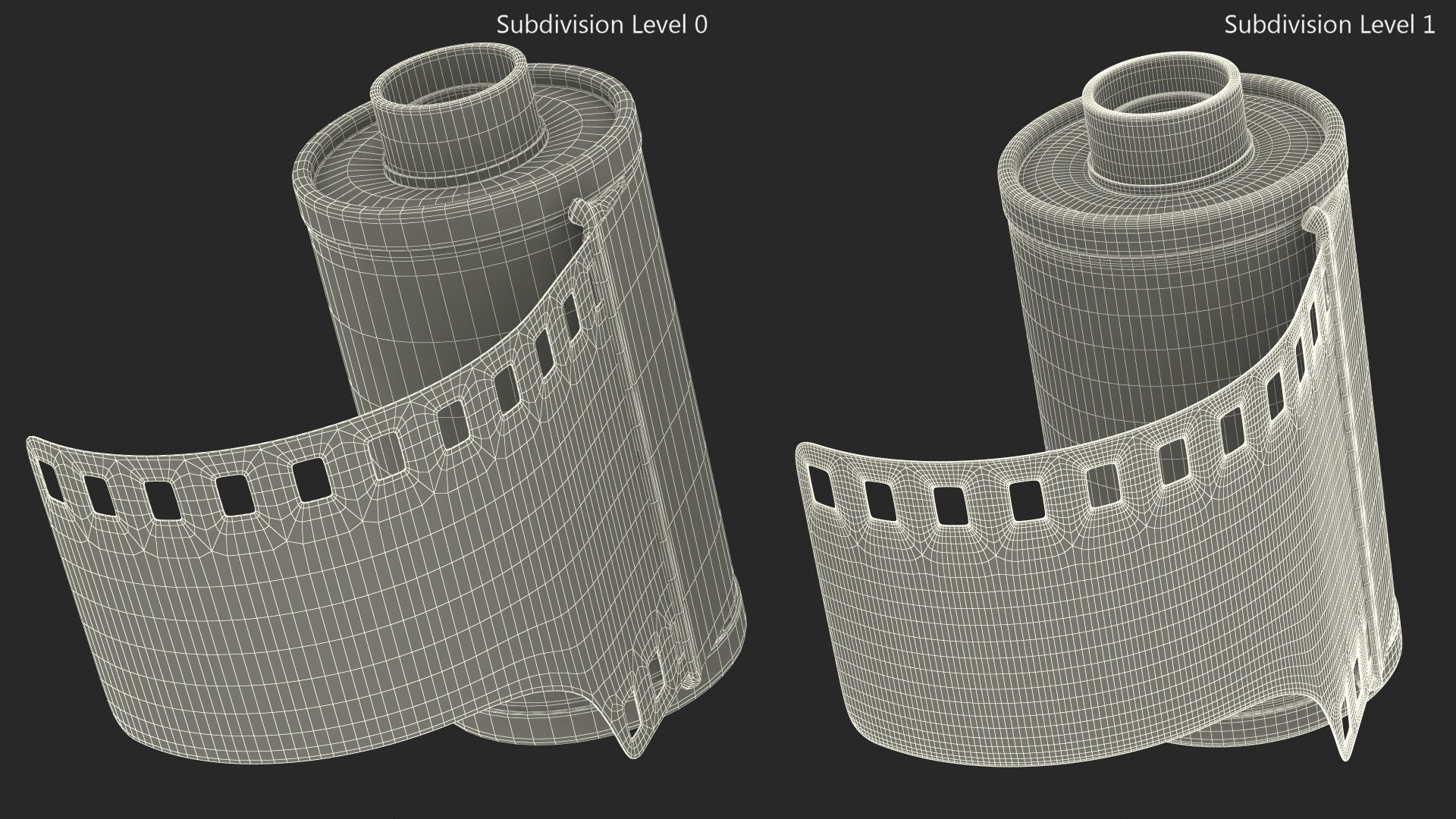 Color Negative Film 200 35mm 3D Model - TurboSquid 2130648