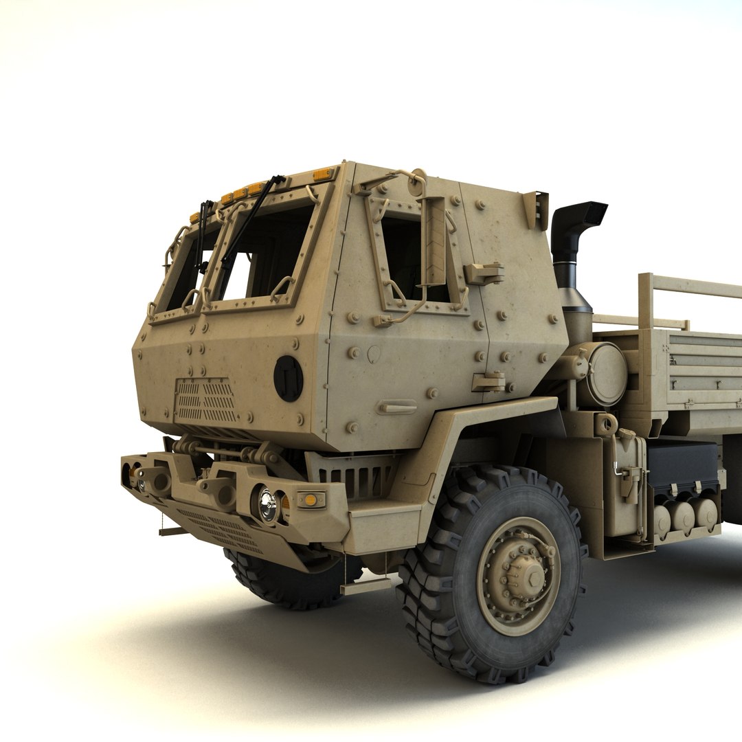 oshkosh fmtv m1078 armored 3d max