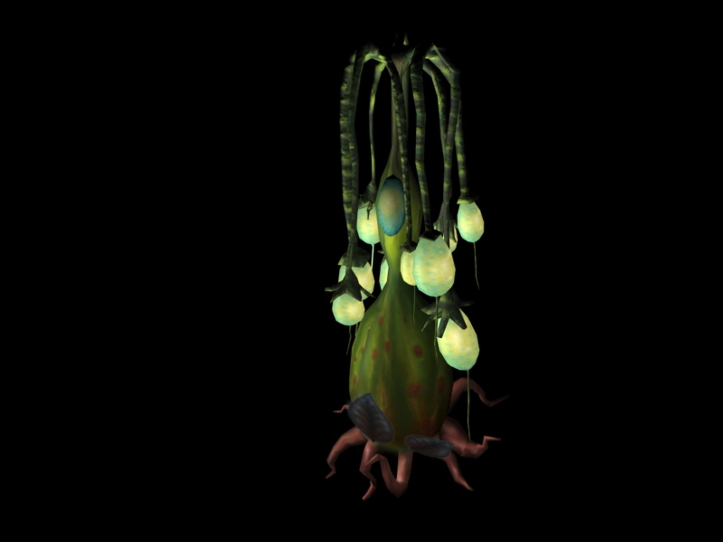 spider plant 3d max
