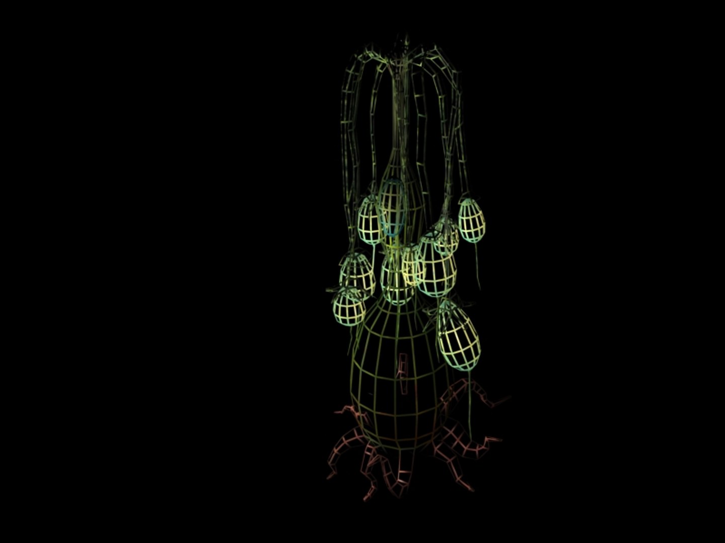 spider plant 3d max
