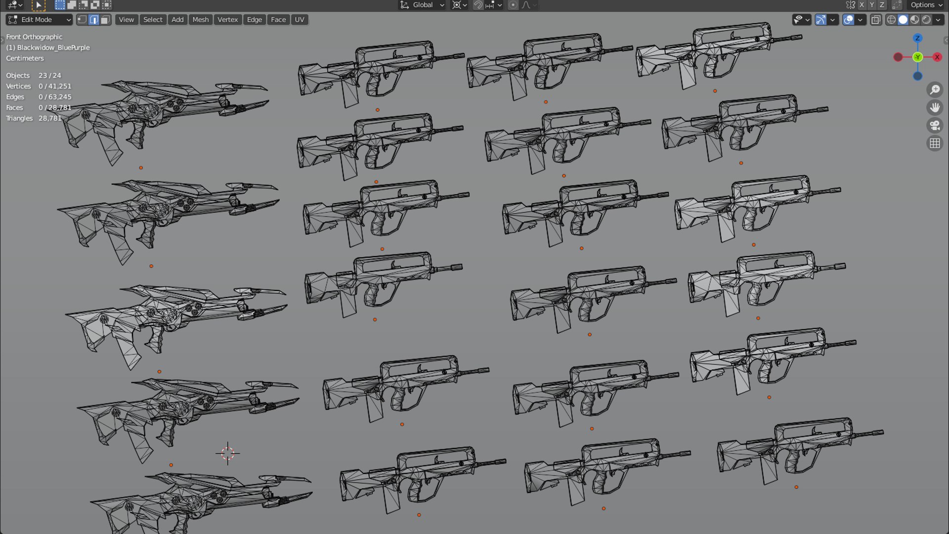 FAMAS Rifle Game Weapon 23x 3D - TurboSquid 1837641