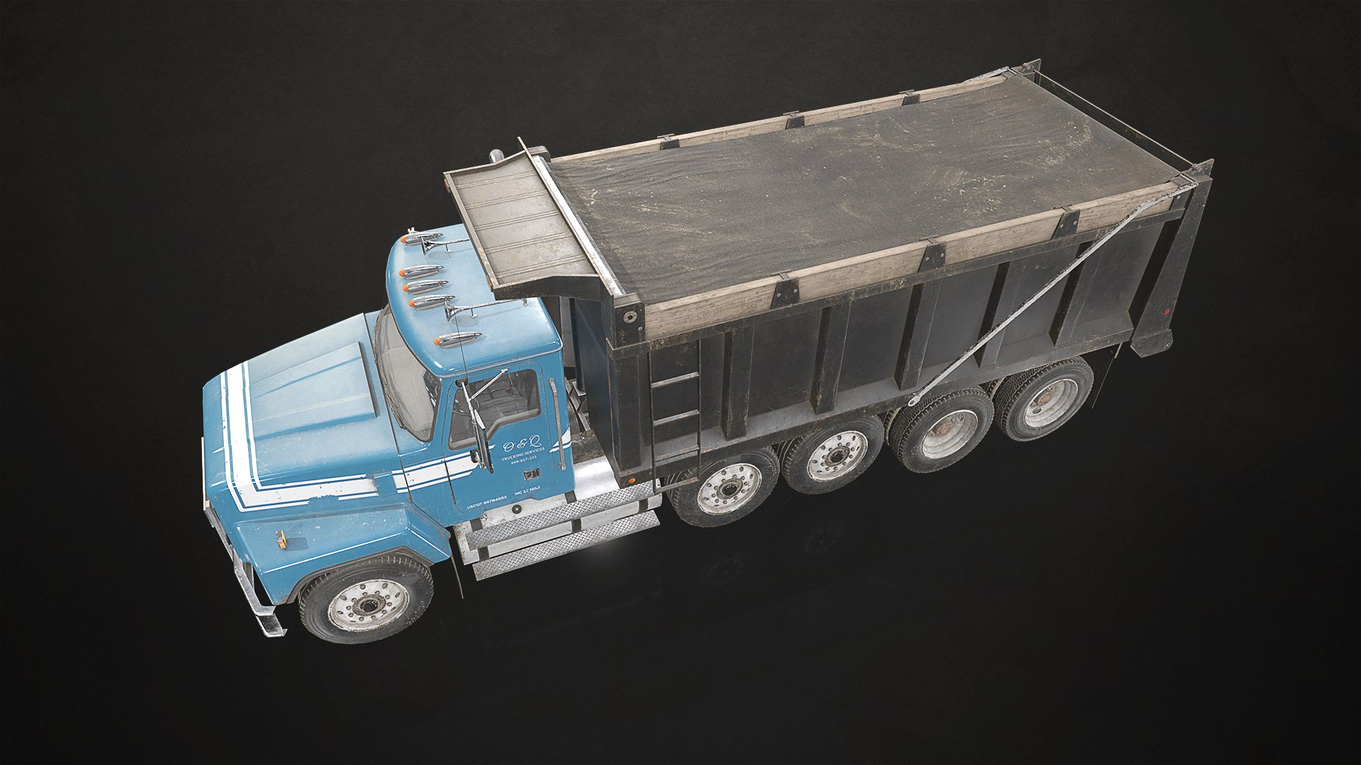 Classic Dump Truck - Low Poly 3D model - TurboSquid 2003199