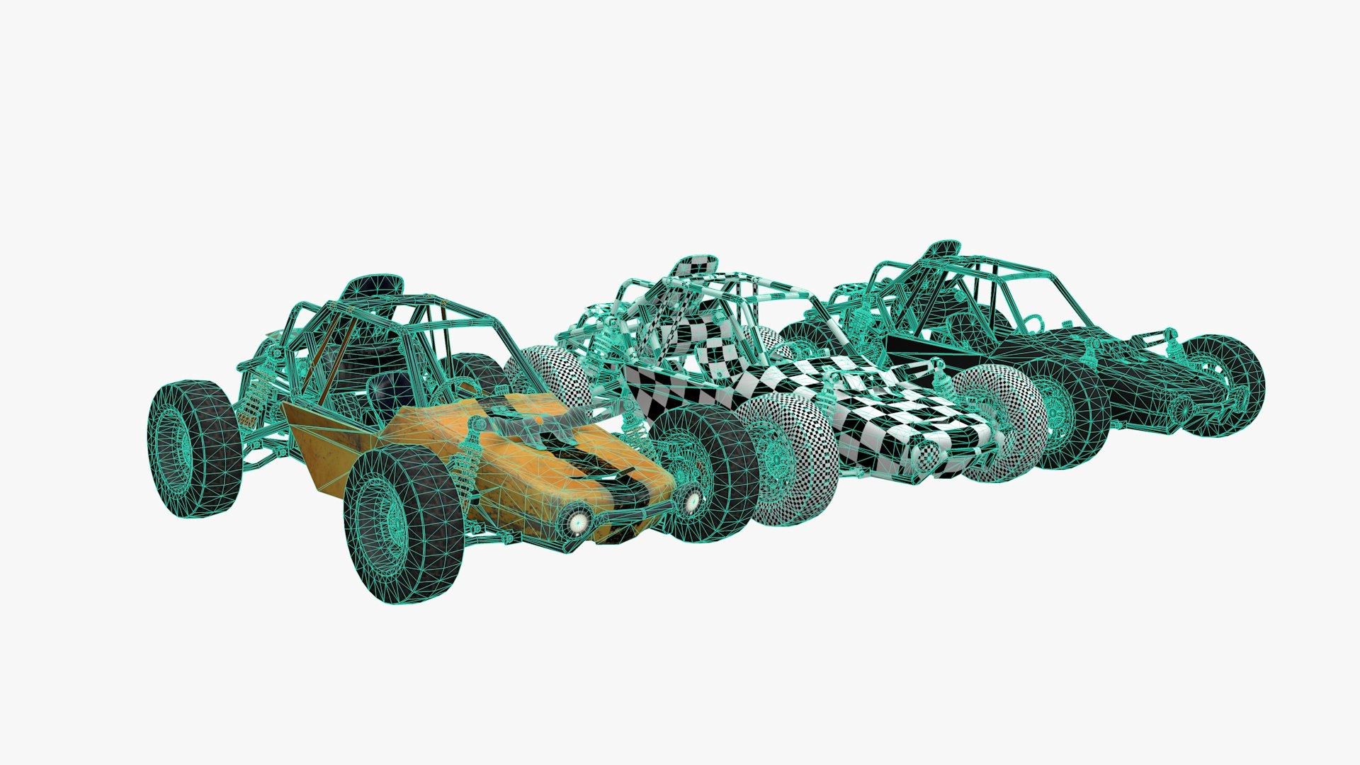 3D Buggy V2 Model - TurboSquid 2342750