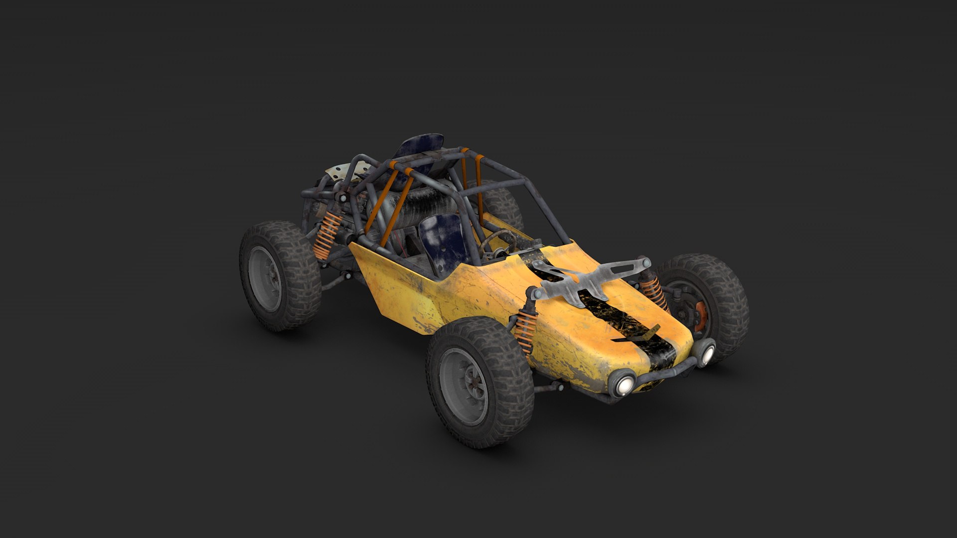3D Buggy V2 Model - TurboSquid 2342750