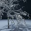 3d Model Winter Tree V1