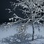 3d Model Winter Tree V1