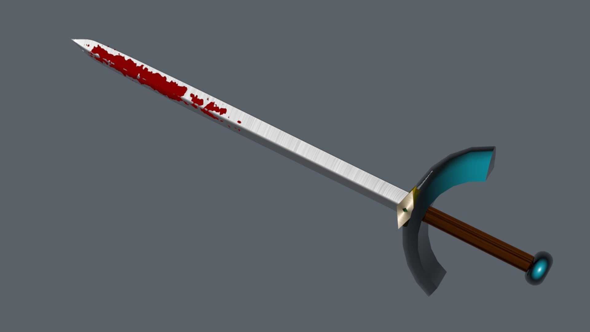 sword blood 3d model