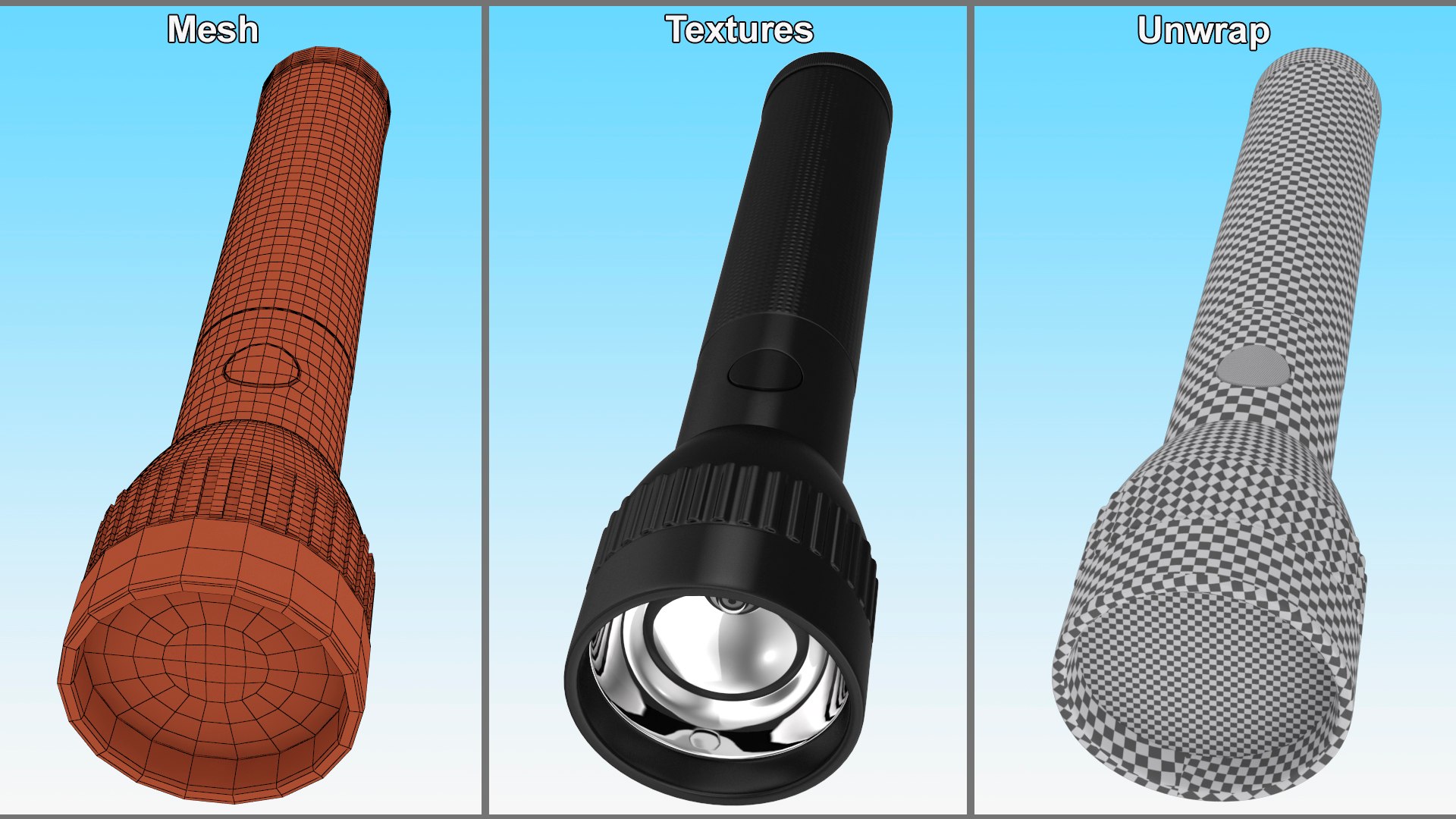 3D Flashlights Collection 3 - TurboSquid 2160393