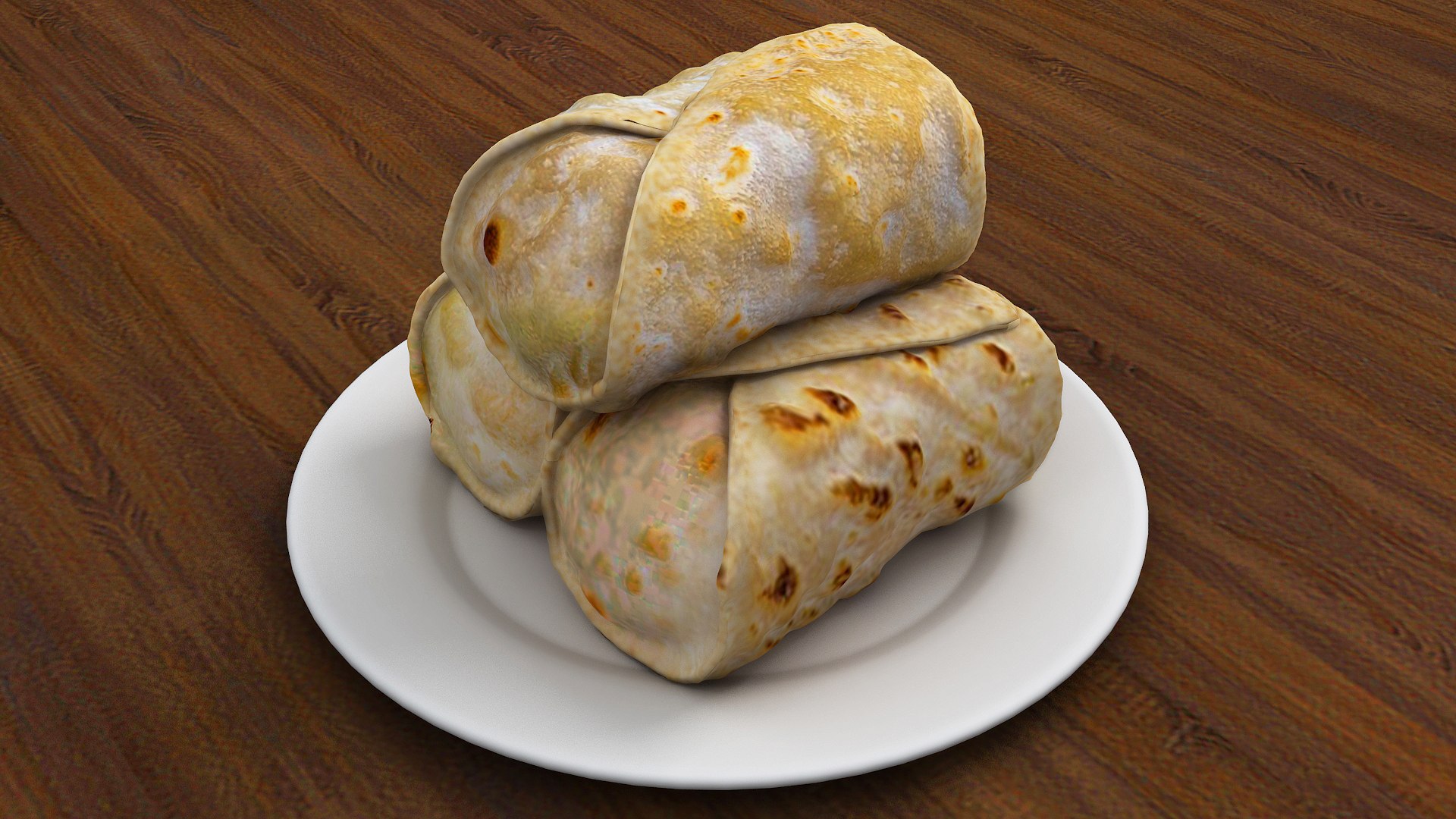 3D Burritos model - TurboSquid 1924206