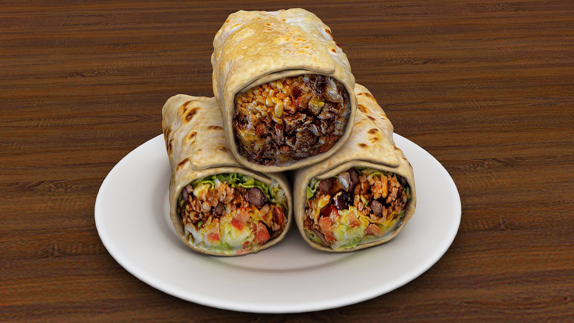 3D Burritos model - TurboSquid 1924206