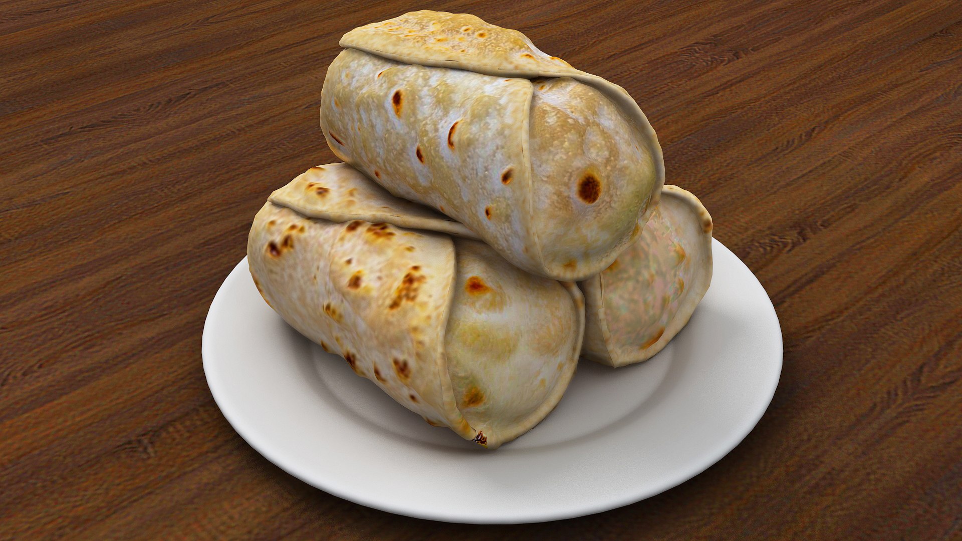 3D Burritos model - TurboSquid 1924206