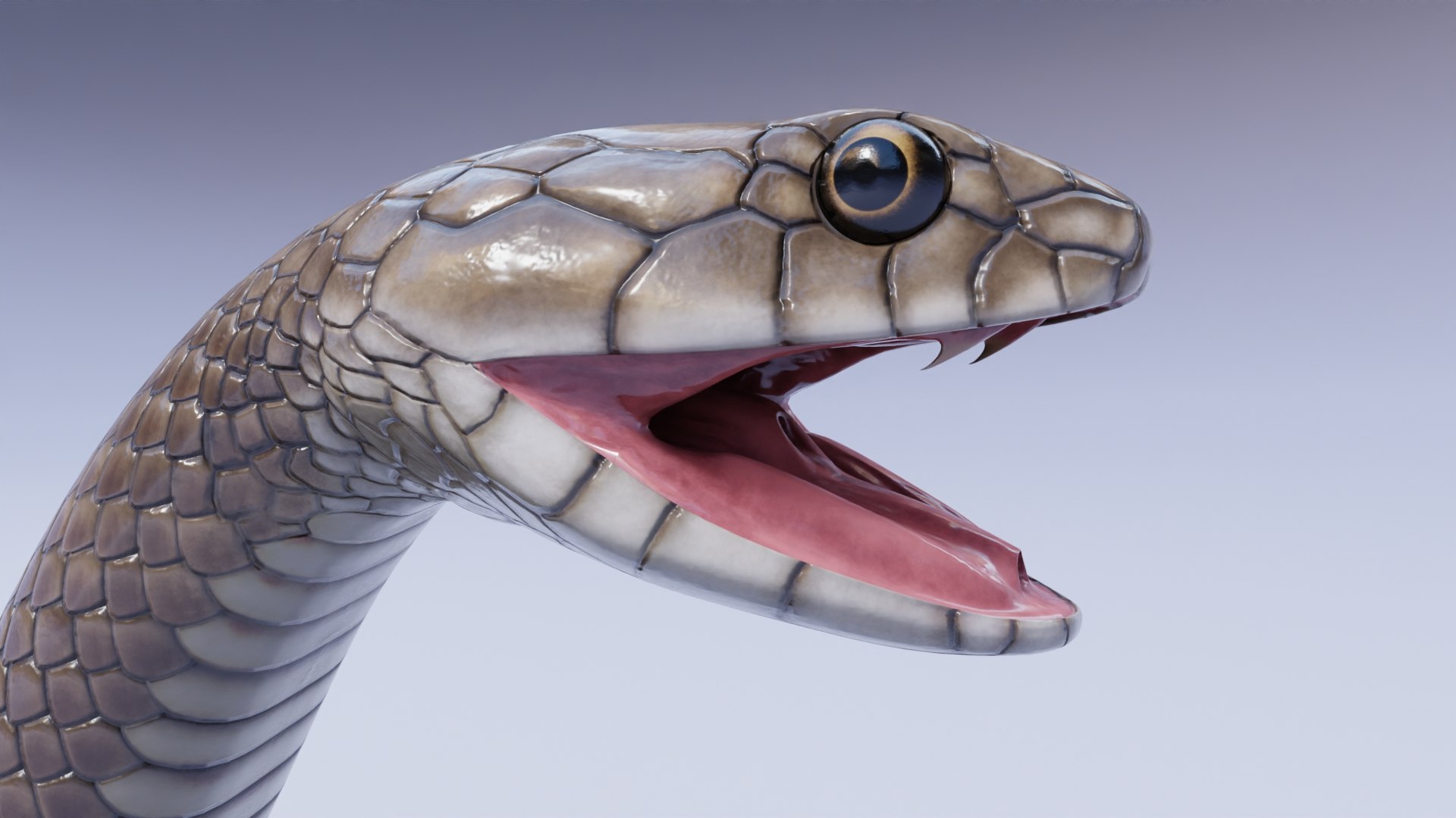 3D Rigged Eastern Brown Snake - TurboSquid 1952267