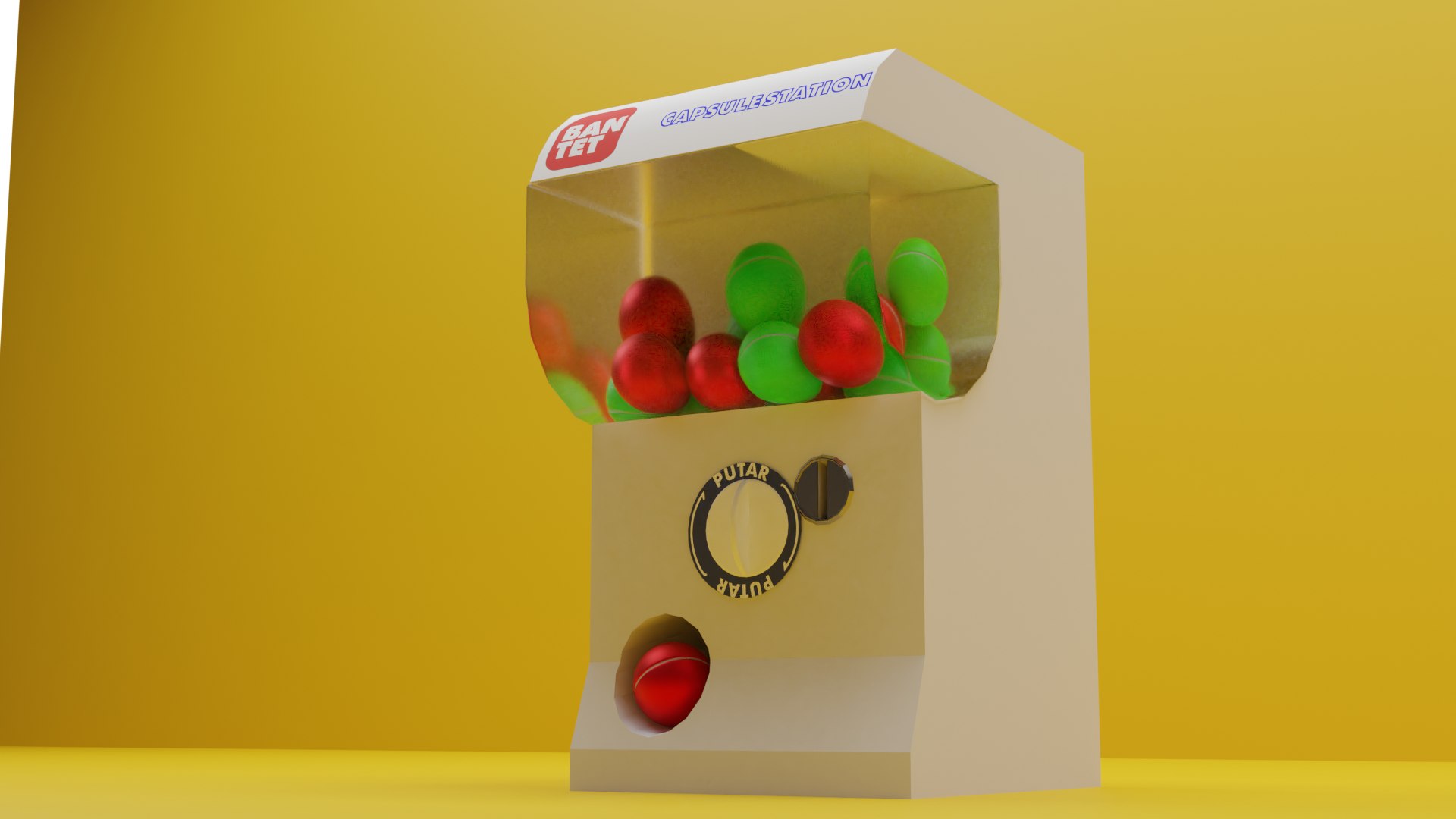 modèle 3D de Machine à Gacha gratuit - TurboSquid 1754526