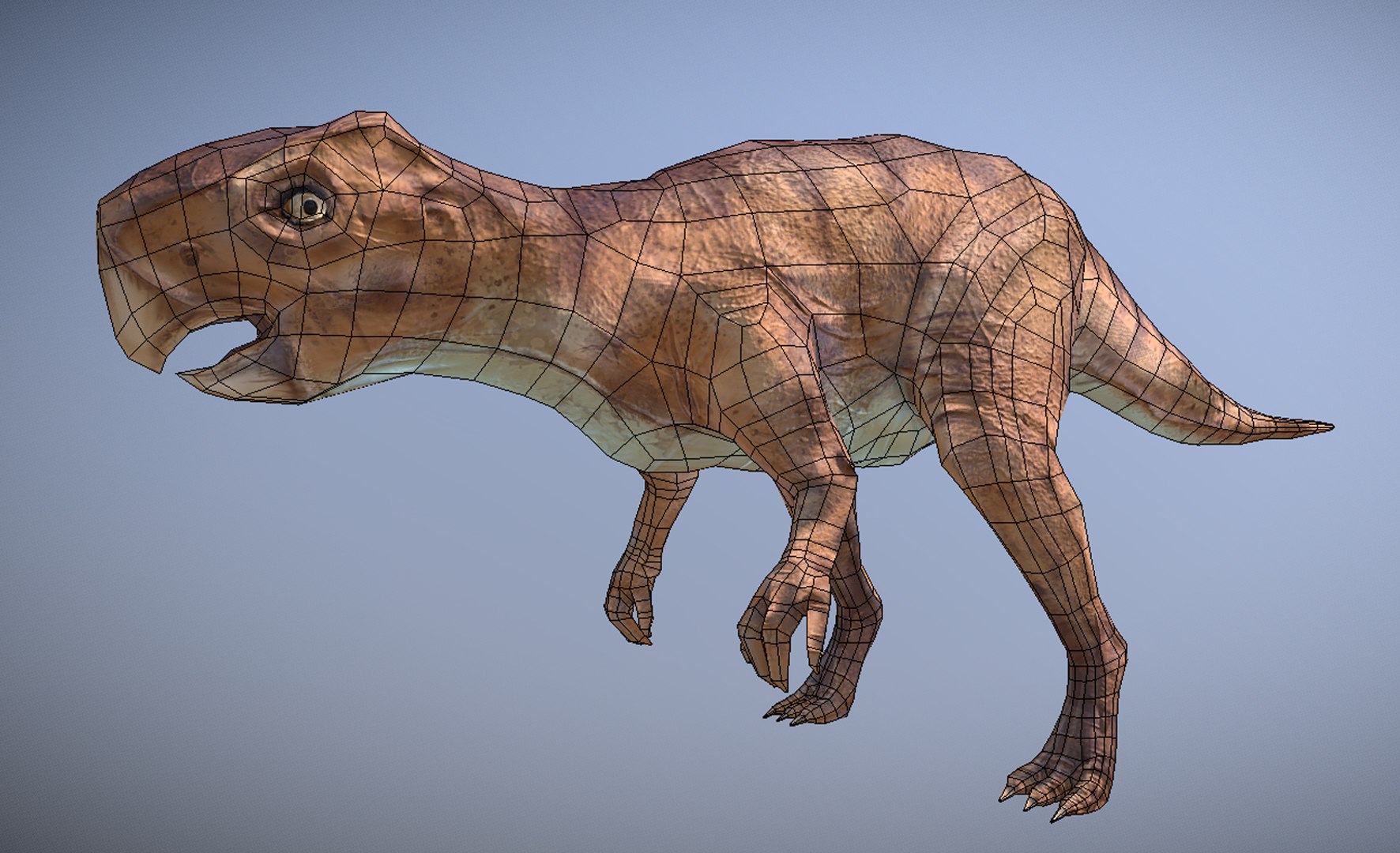 3D Thai Dinosaur Psittacosaurus Model - TurboSquid 1341294