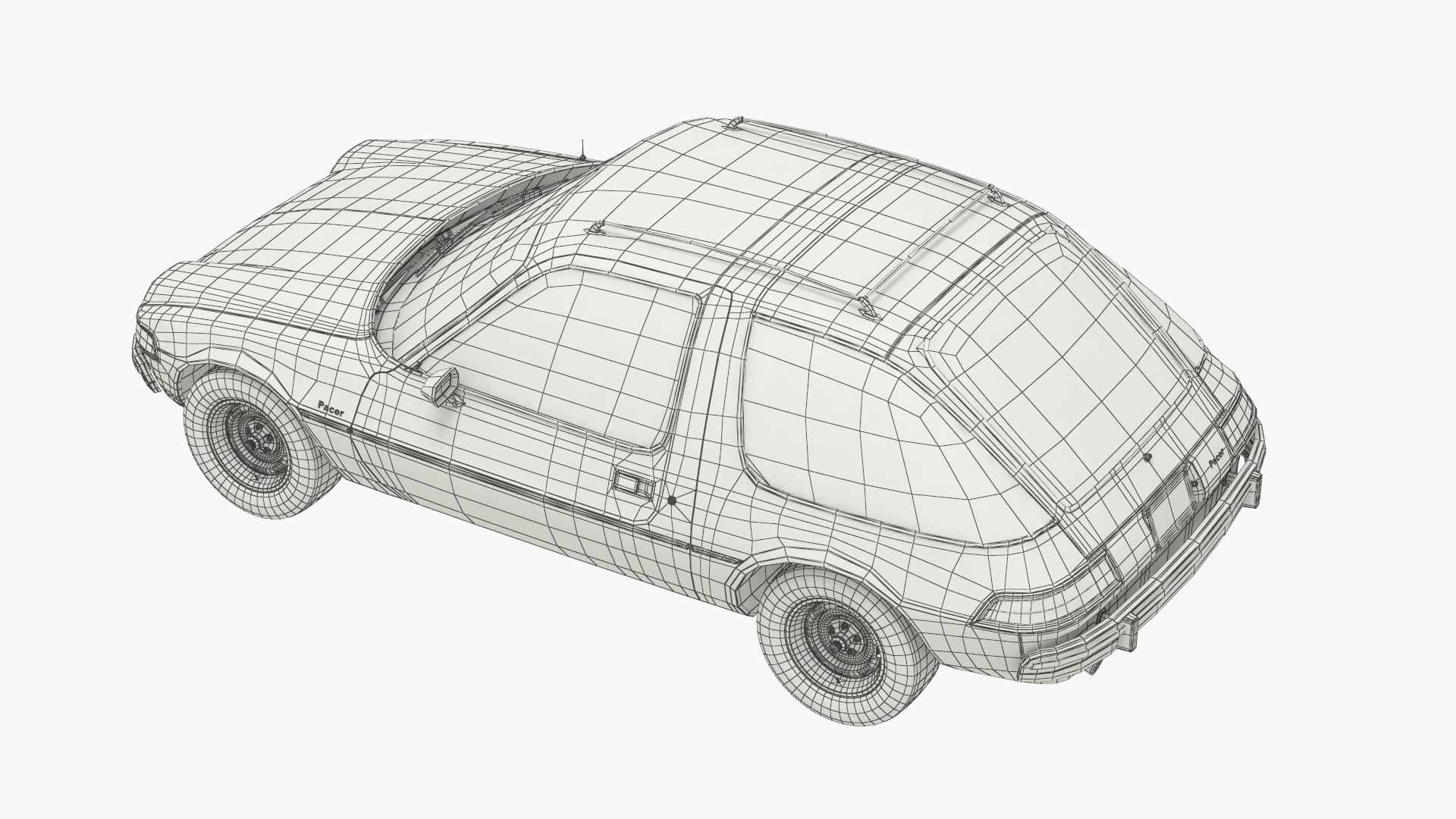 AMC Pacer 1975 Model - TurboSquid 2041500