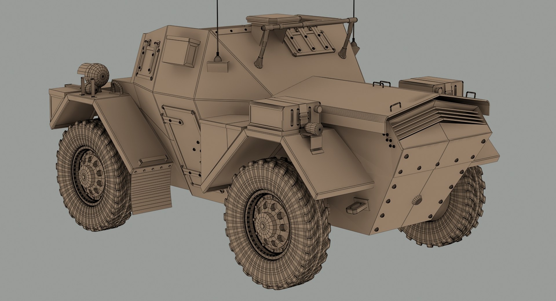 Ww2 Daimler Dingo Armored 3ds