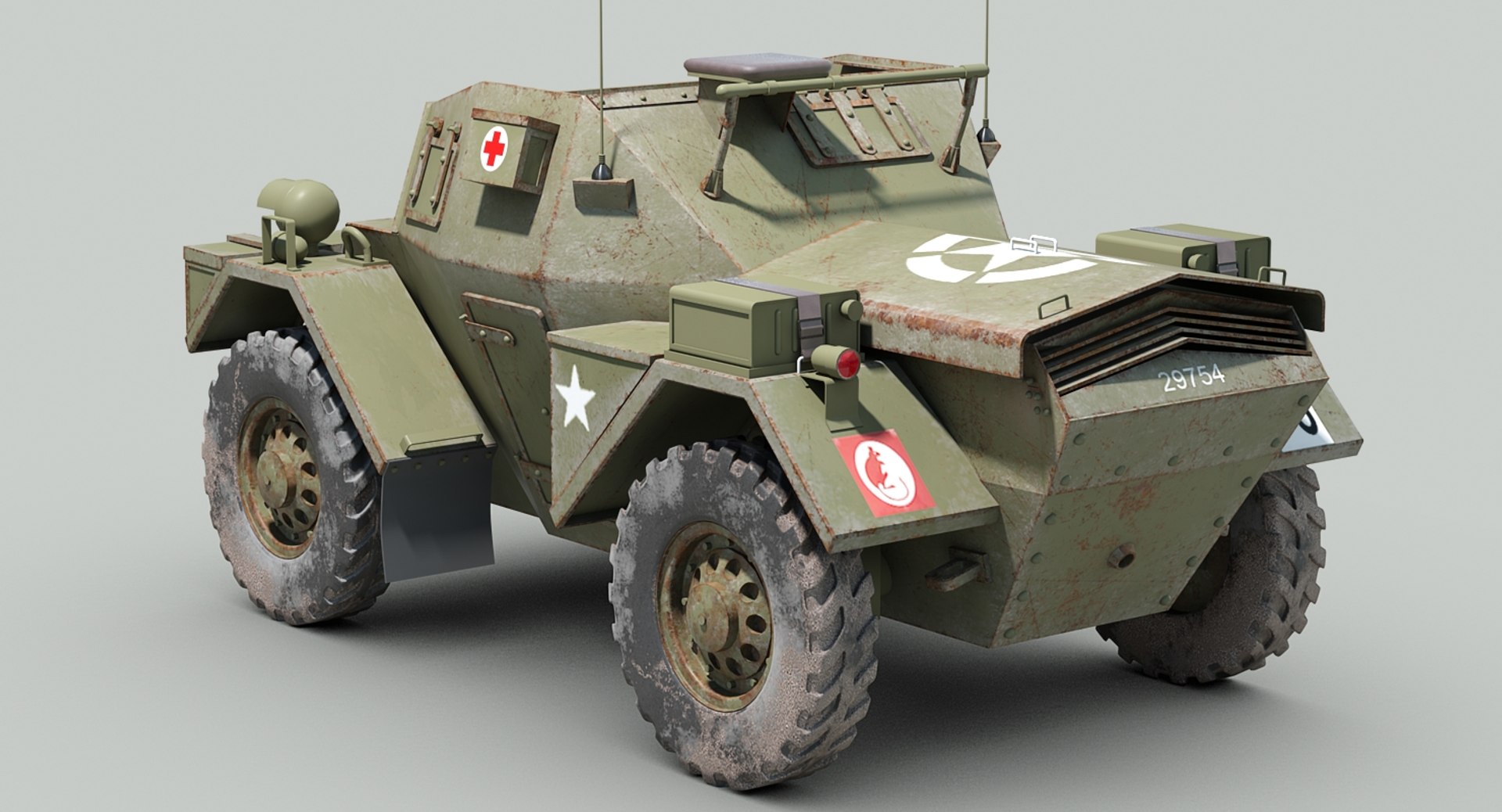 Ww2 Daimler Dingo Armored 3ds