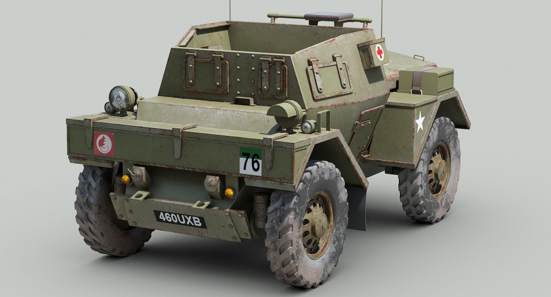 Ww2 Daimler Dingo Armored 3ds