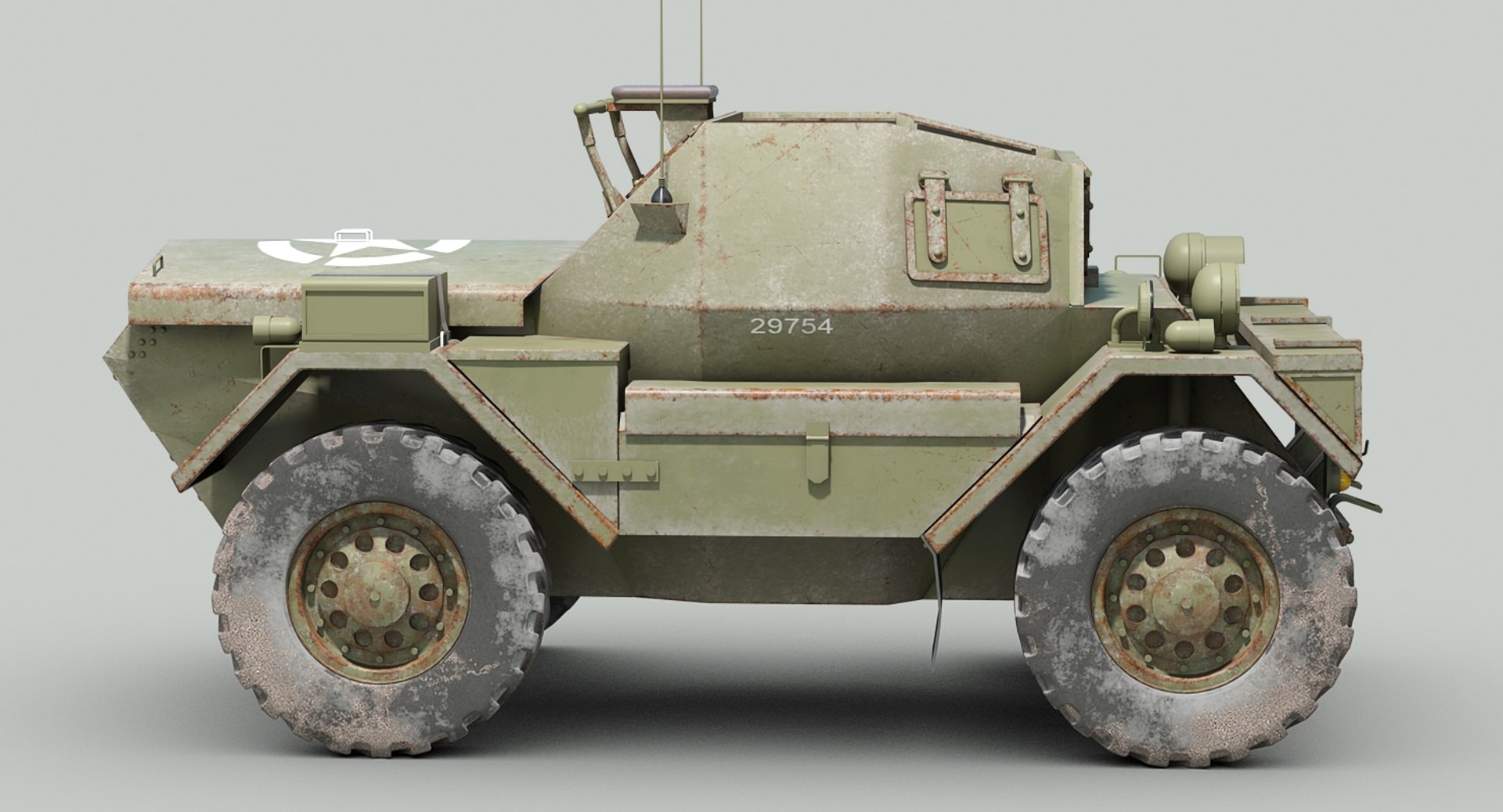 Ww2 Daimler Dingo Armored 3ds